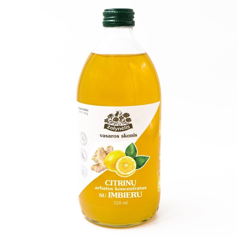 Citrinų arbatos koncentratas su imbieru – Žolynėlis, 520ml | Žolynėlis ...